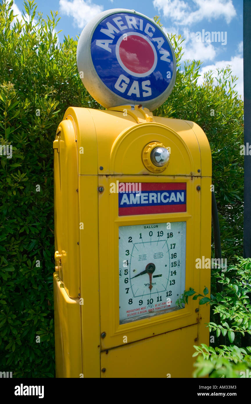 Antique American Gas pump in rural Virginia Stock Photo - Alamy