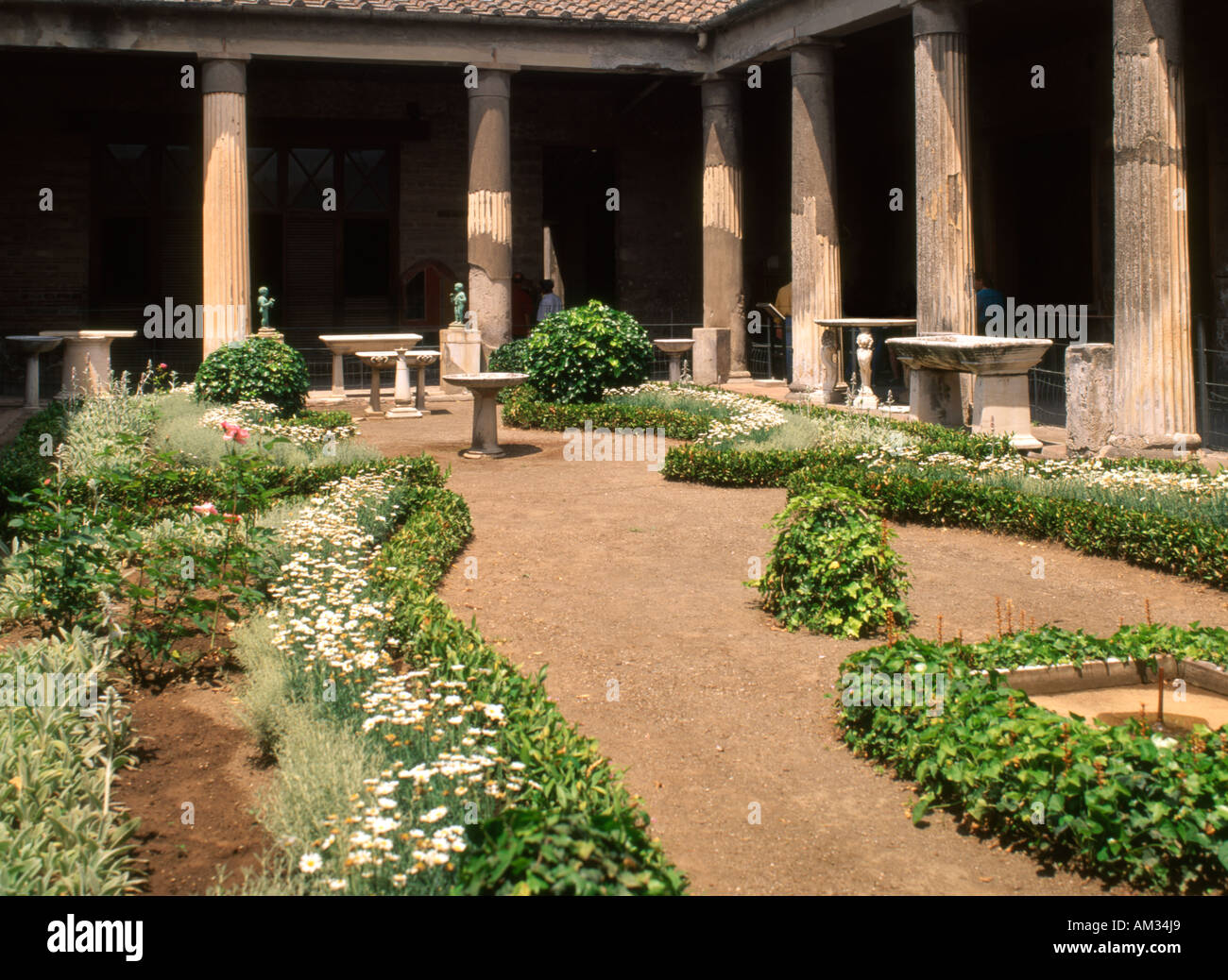 Italy. Campania. Pompeii. House of the Vettii Stock Photo - Alamy