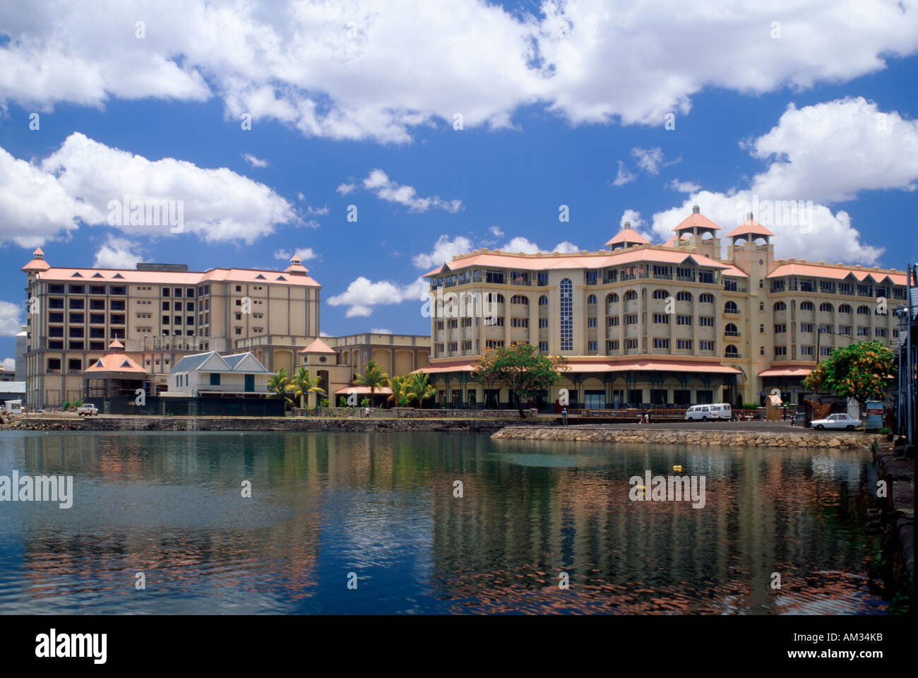 Mauritius. Port Louis. Le Caudan Waterfront shopping mall Stock Photo ...