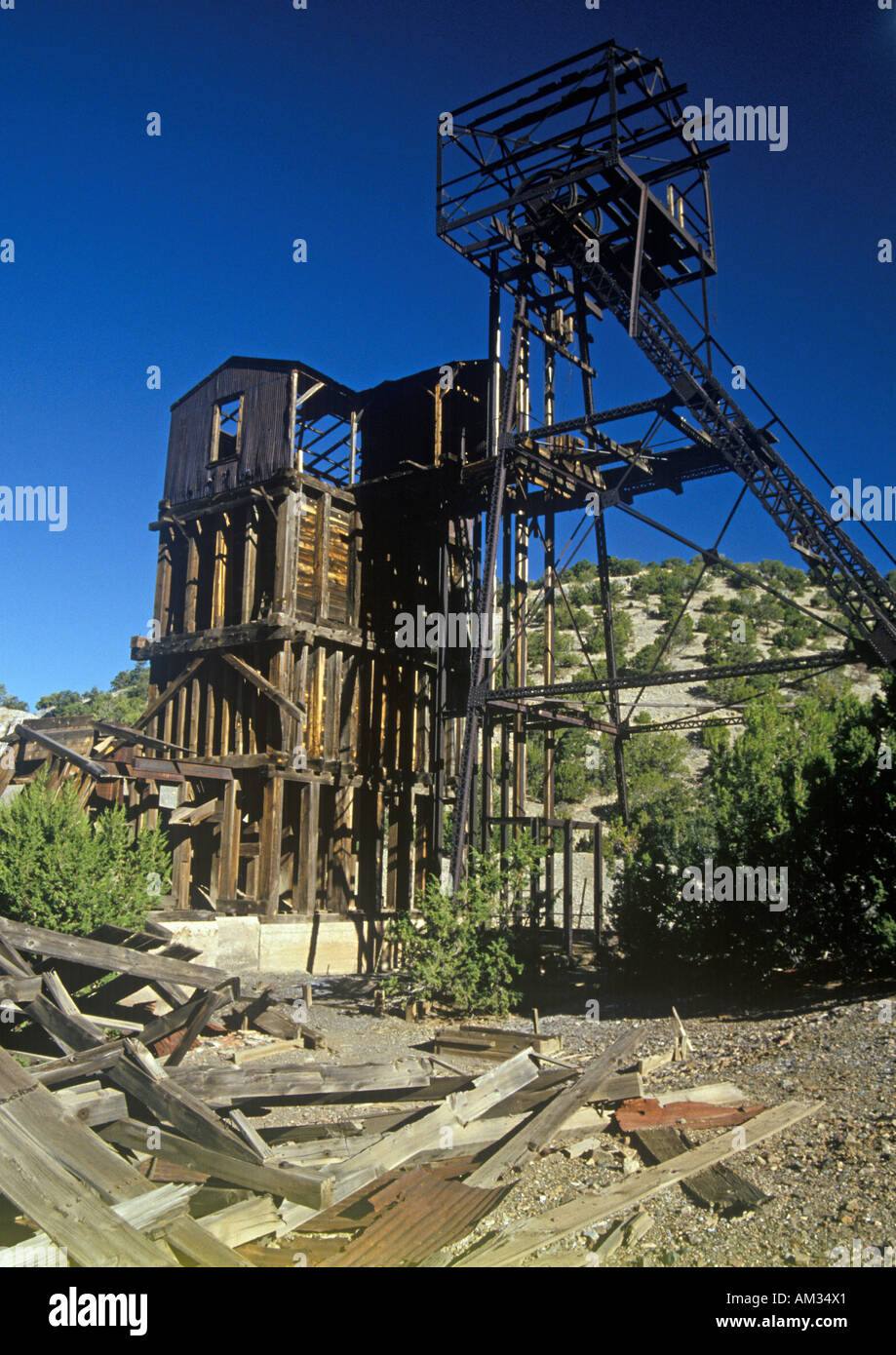 Kelly new mexico abandoned mining hi-res stock photography and images ...