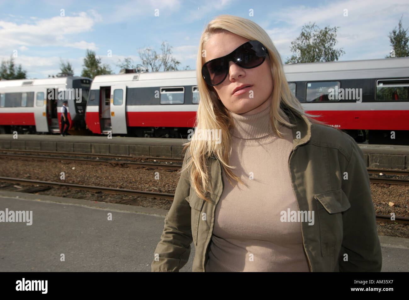 In train hi-res stock photography and images - Alamy