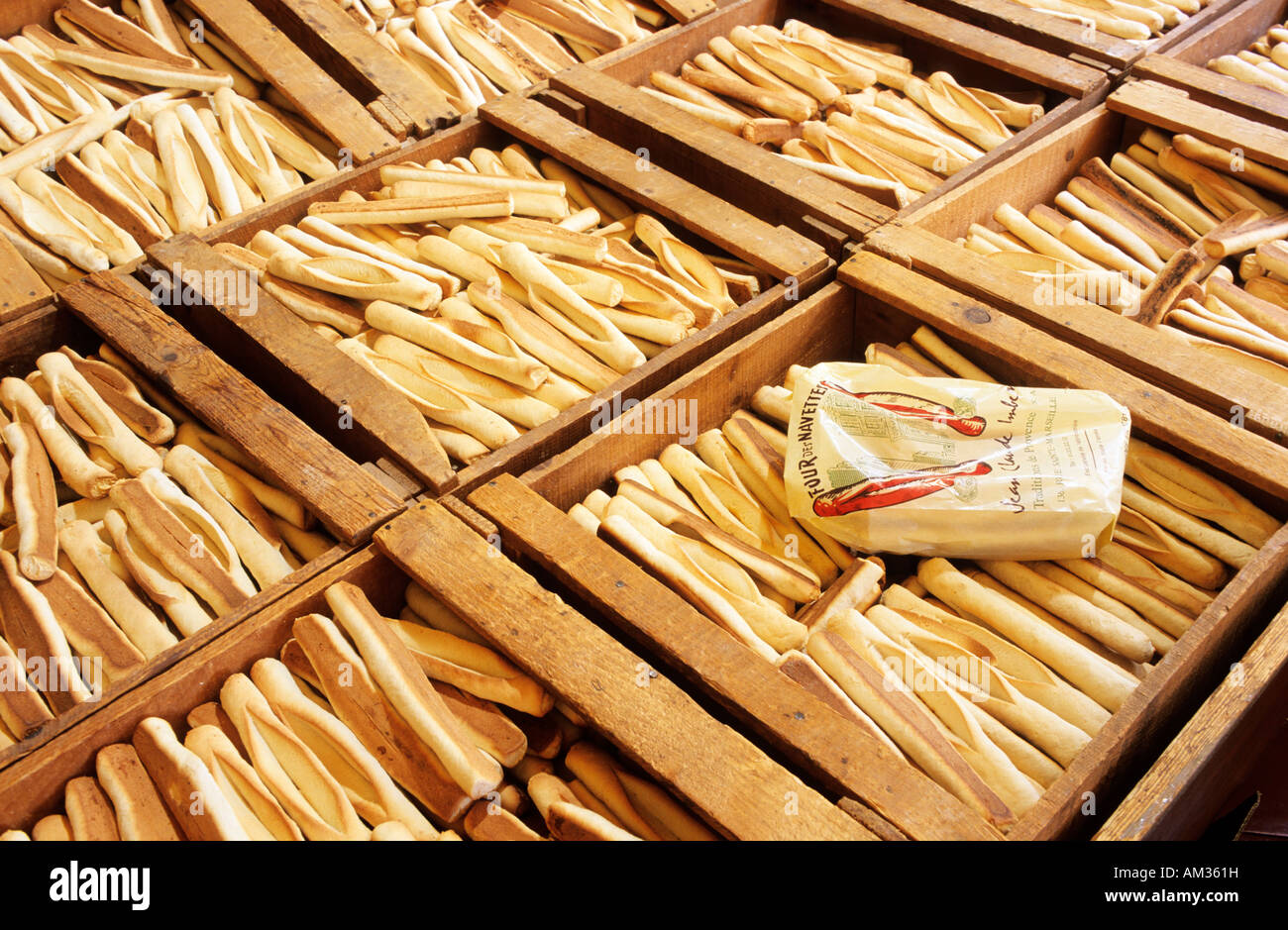 France, Bouches du Rhone, Marseille, Navettes, french pastry Stock ...
