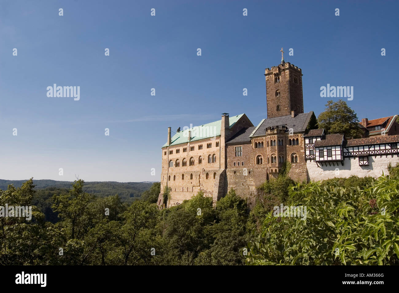 Wartburg castle, Eisenach, Thuringia, Germany Stock Photo - Alamy