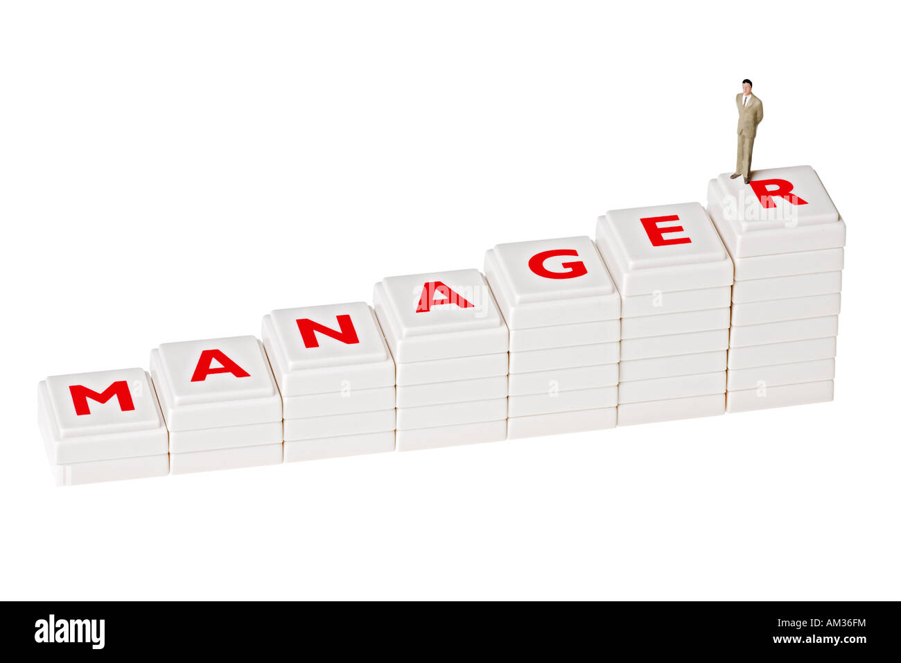 Social management career manager Cut Out Stock Images & Pictures - Alamy