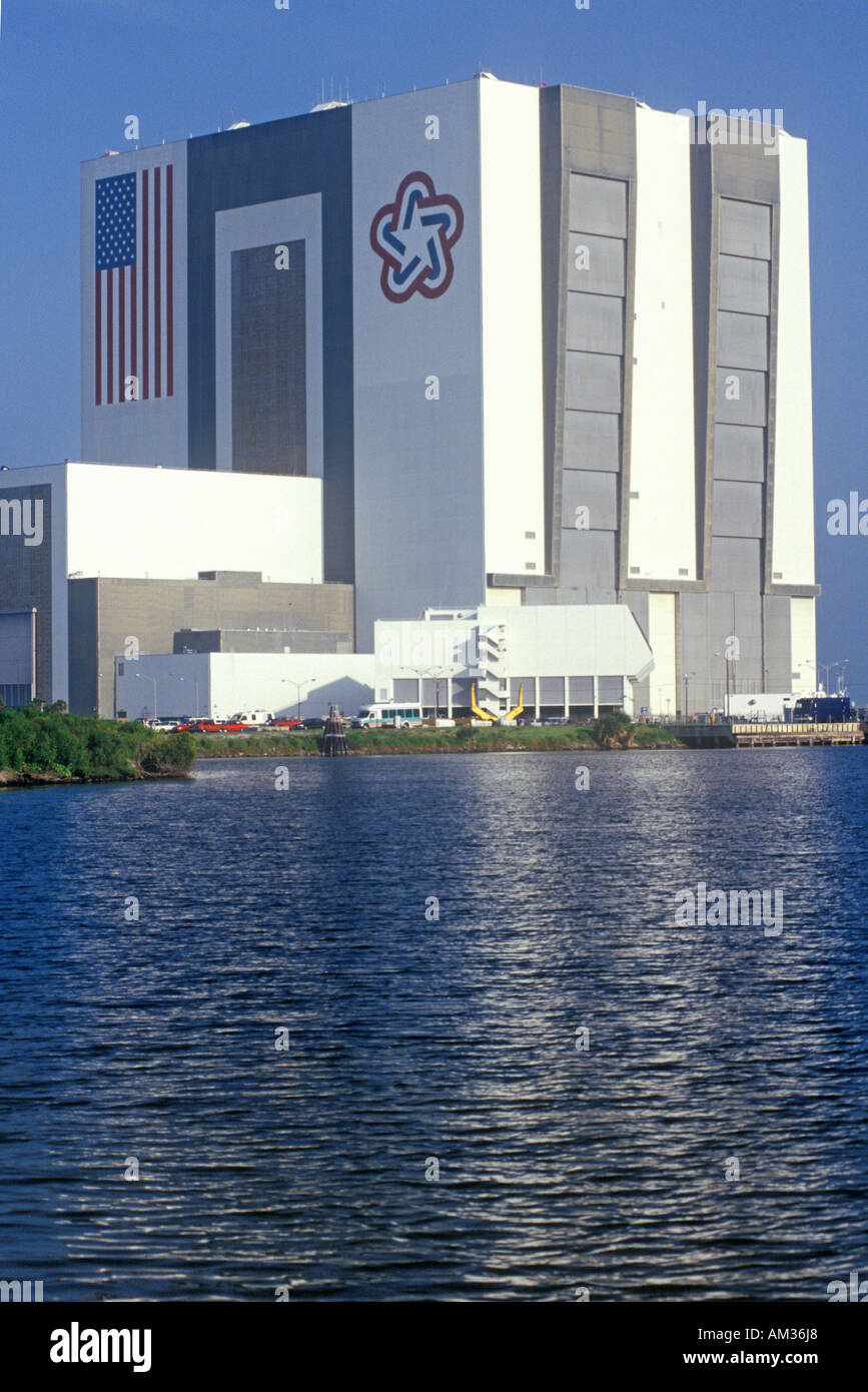 Space vehicle assembly building Kennedy Space Center Cape Canaveral FL Stock Photo - Alamy