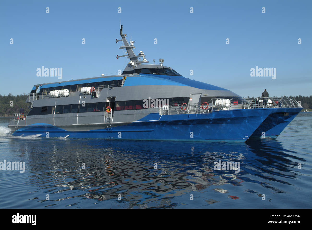 High speed catamaran passenger ferry Canada Stock Photo - Alamy