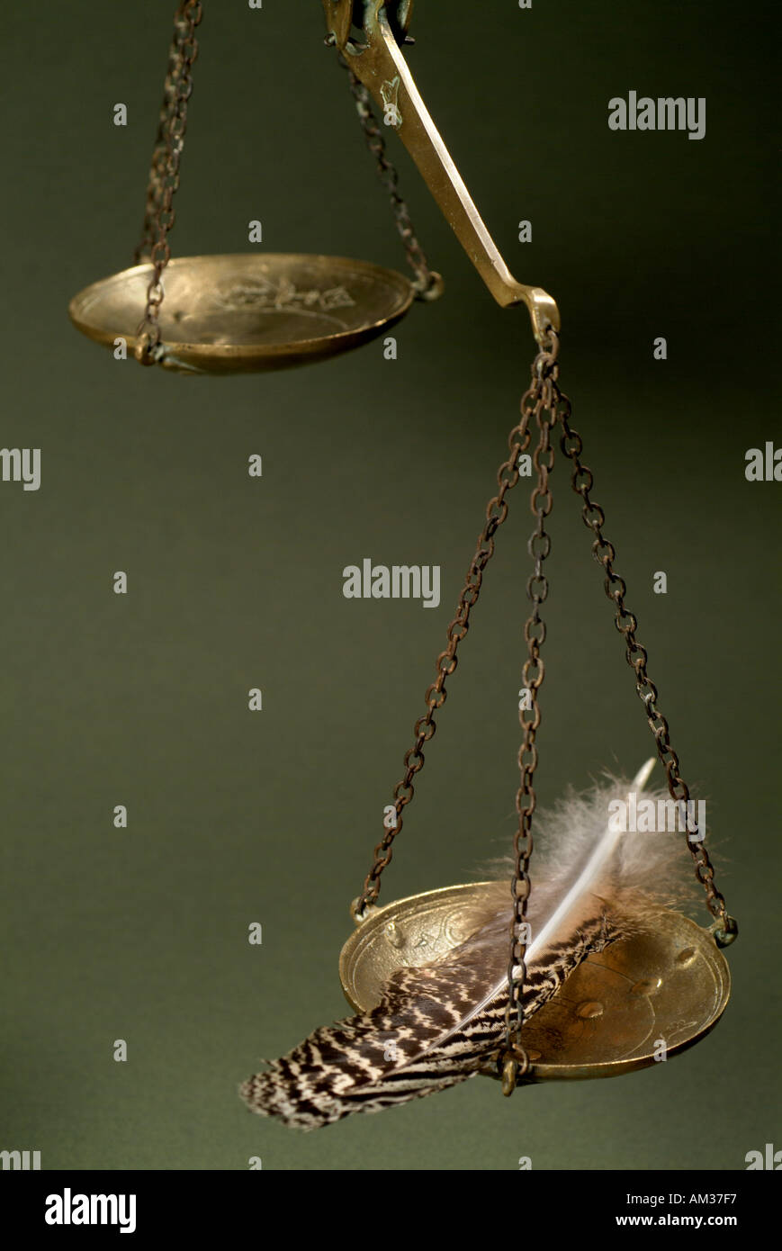 Balance scale feather hi-res stock photography and images - Alamy