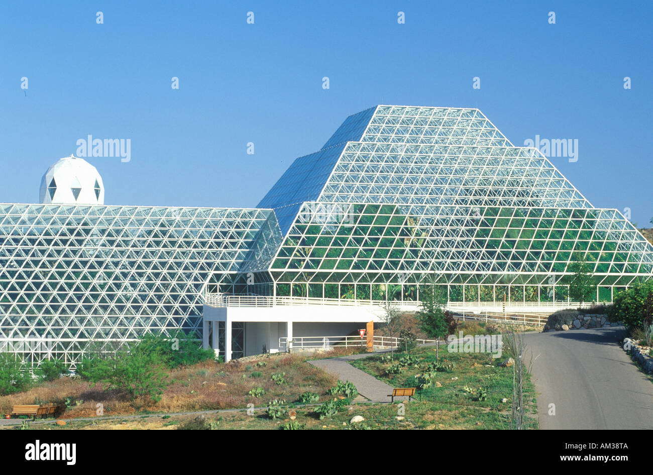 Biosphere 2 human habitat at Oracle in Tucson AZ Stock Photo - Alamy