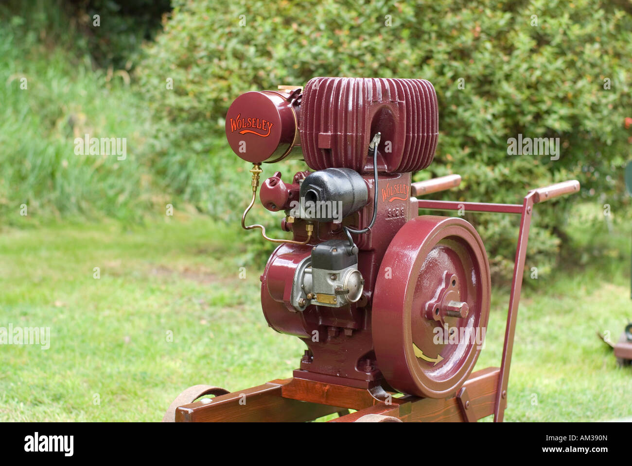 Wolseley 1940's motor used for sheep shearing and pumping Stock Photo ...