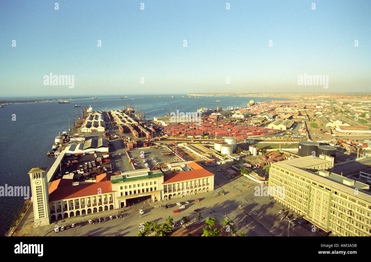 Port of Luanda Stock Photo - Alamy