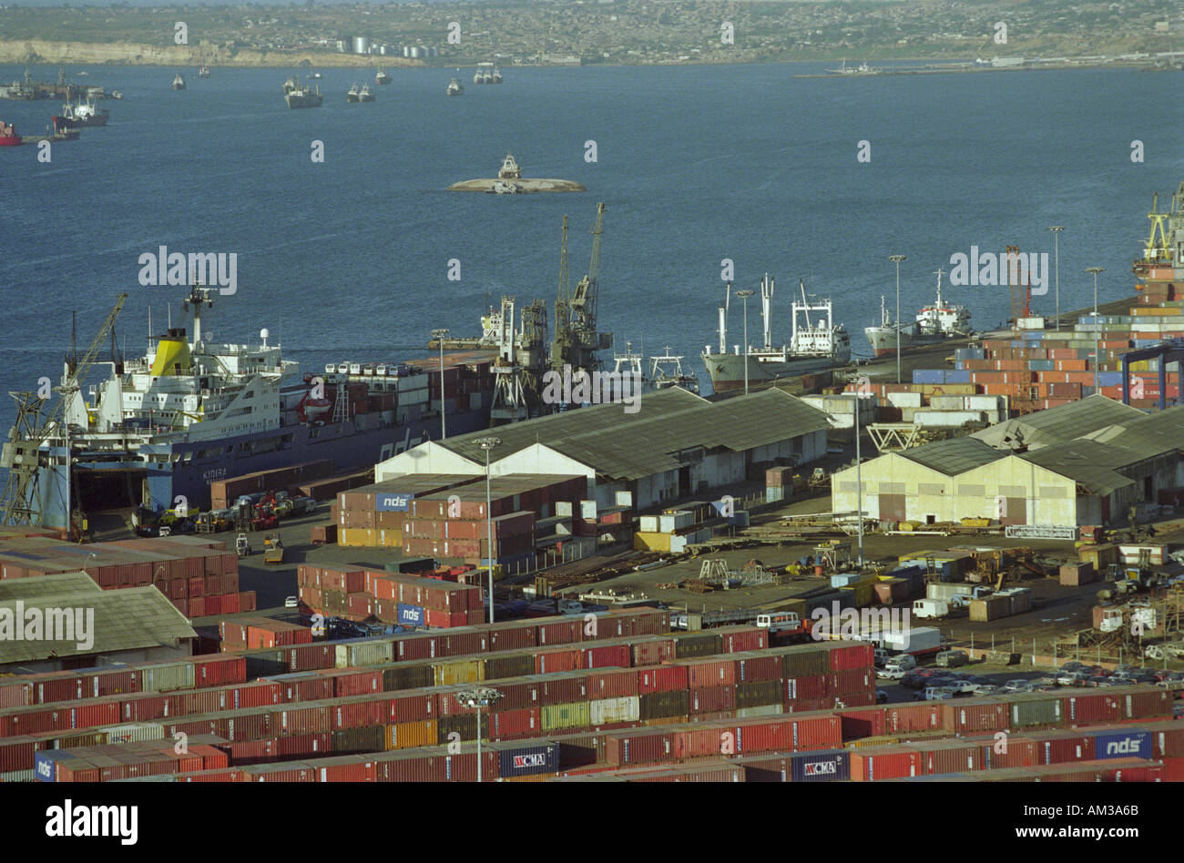 Port of Luanda Stock Photo - Alamy