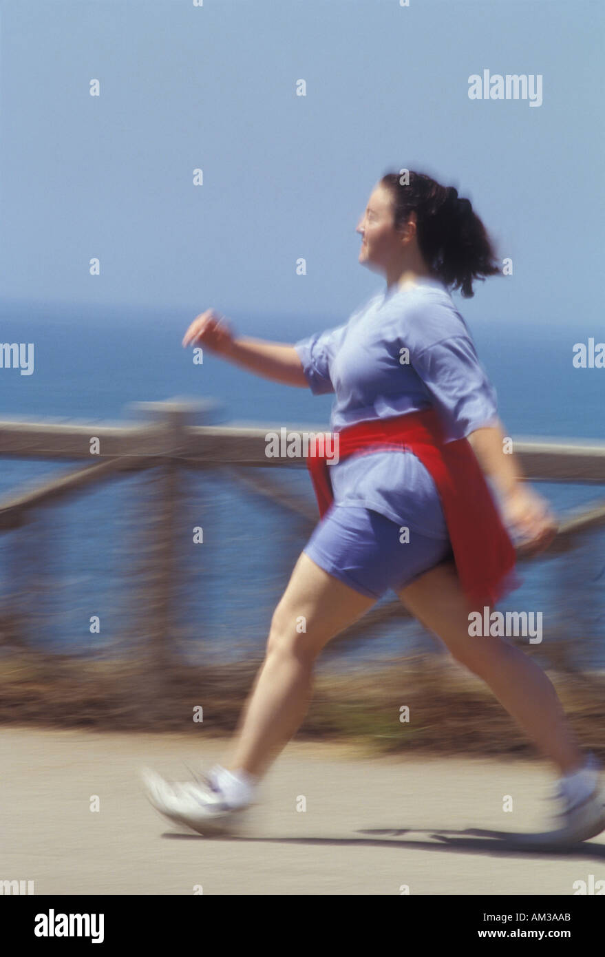 Obese females walking hi-res stock photography and images - Alamy