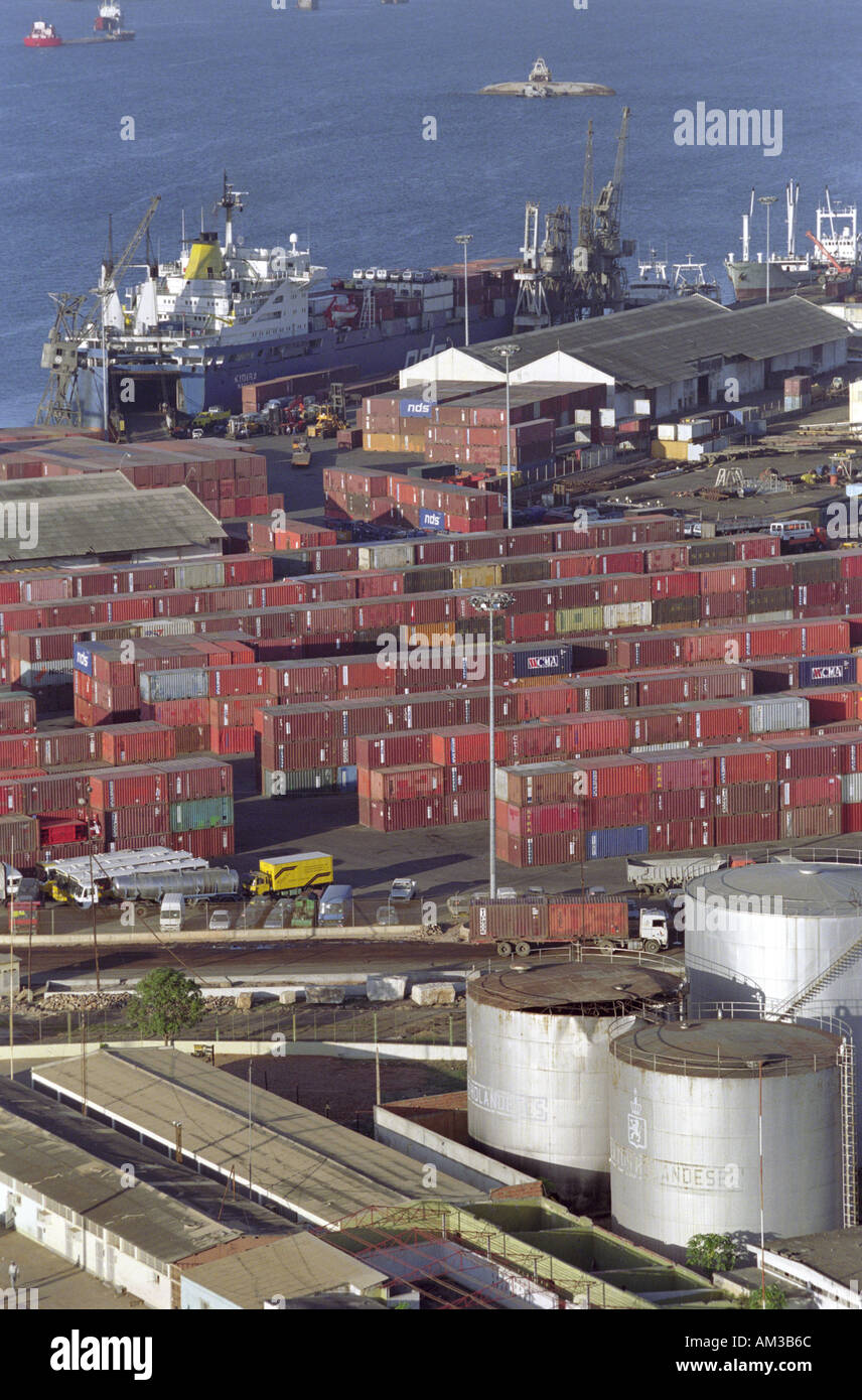 Port of Luanda Stock Photo - Alamy