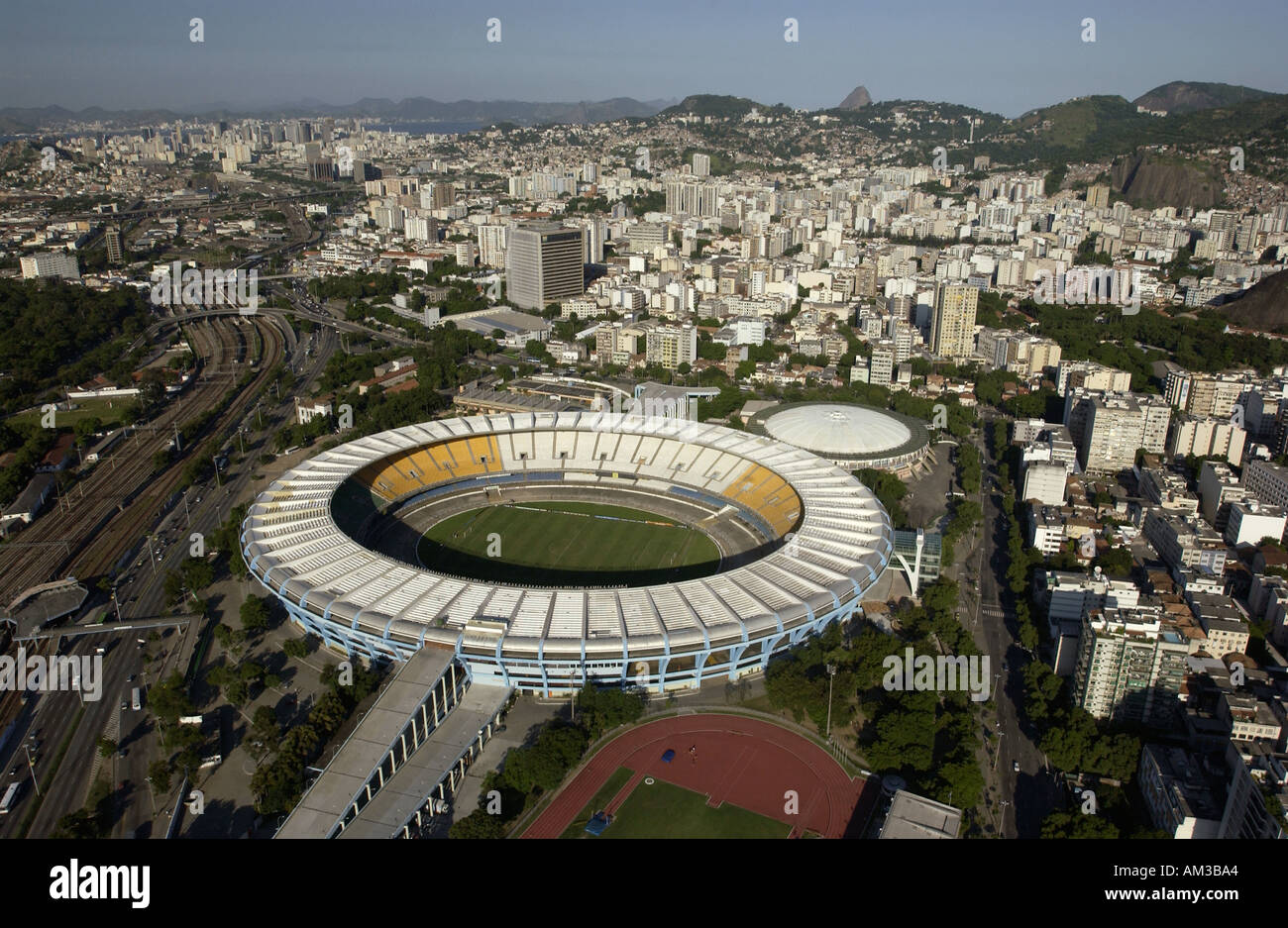 Aerial view of the Maracana football Stadium in Rio de Janeiro in Brazil Stock Photo - Alamy