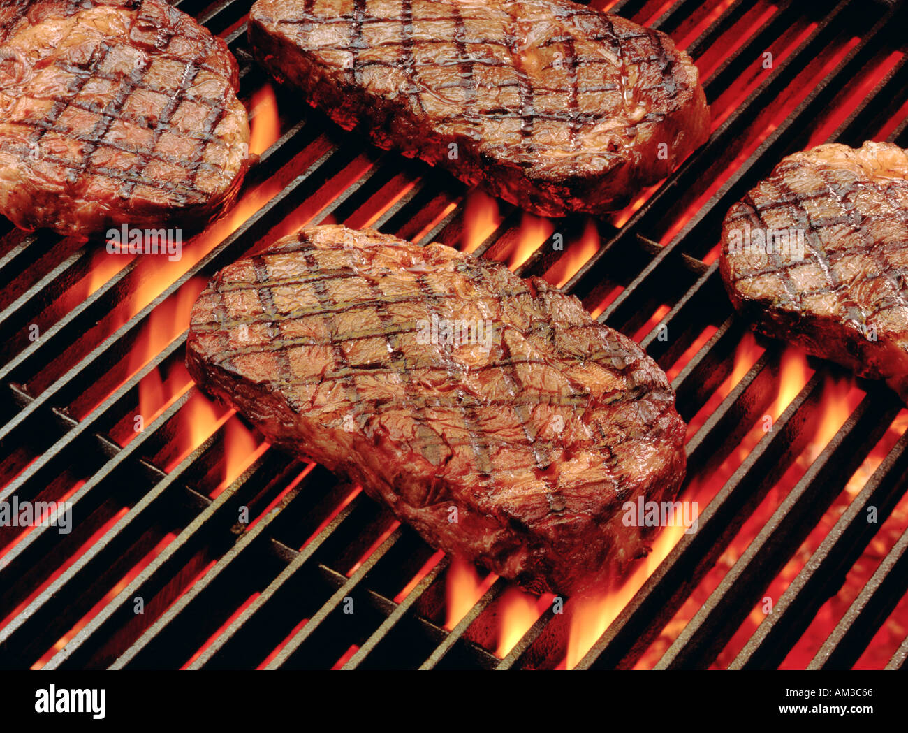 Barbque grilled flames hi-res stock photography and images - Alamy