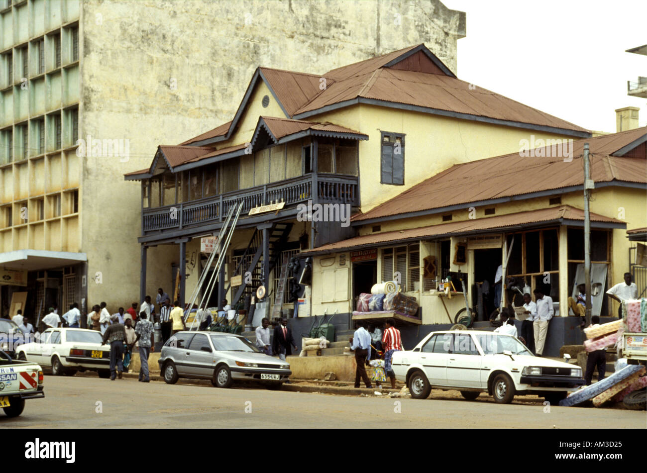 Traditional Asian shops Kampala Stock Photo - Alamy