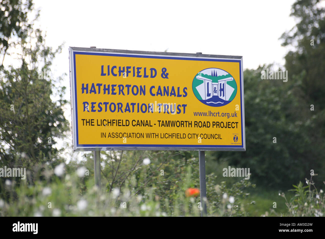 Lichfield Hatherton Canal Restoration 036 Stock Photo - Alamy