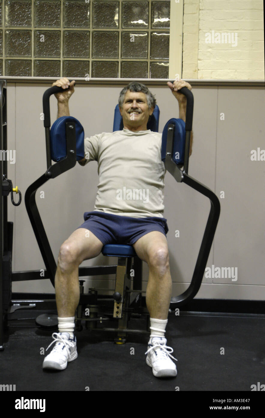 Chest aerobic exercise hi-res stock photography and images - Alamy