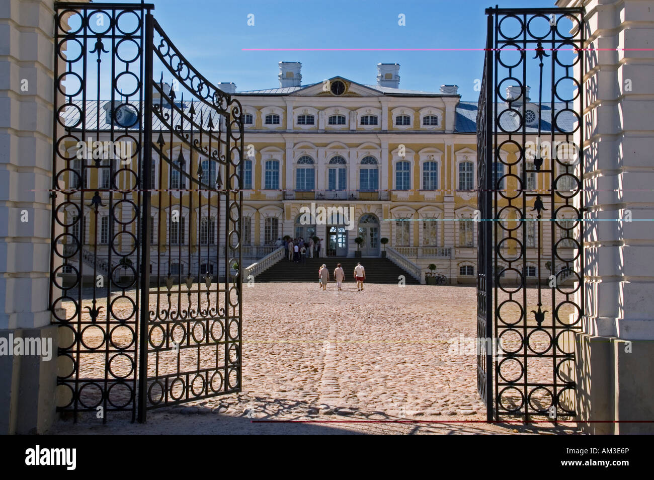 Rundale castle the latvian Versailles on the baltic sea, Latvia, Baltic ...