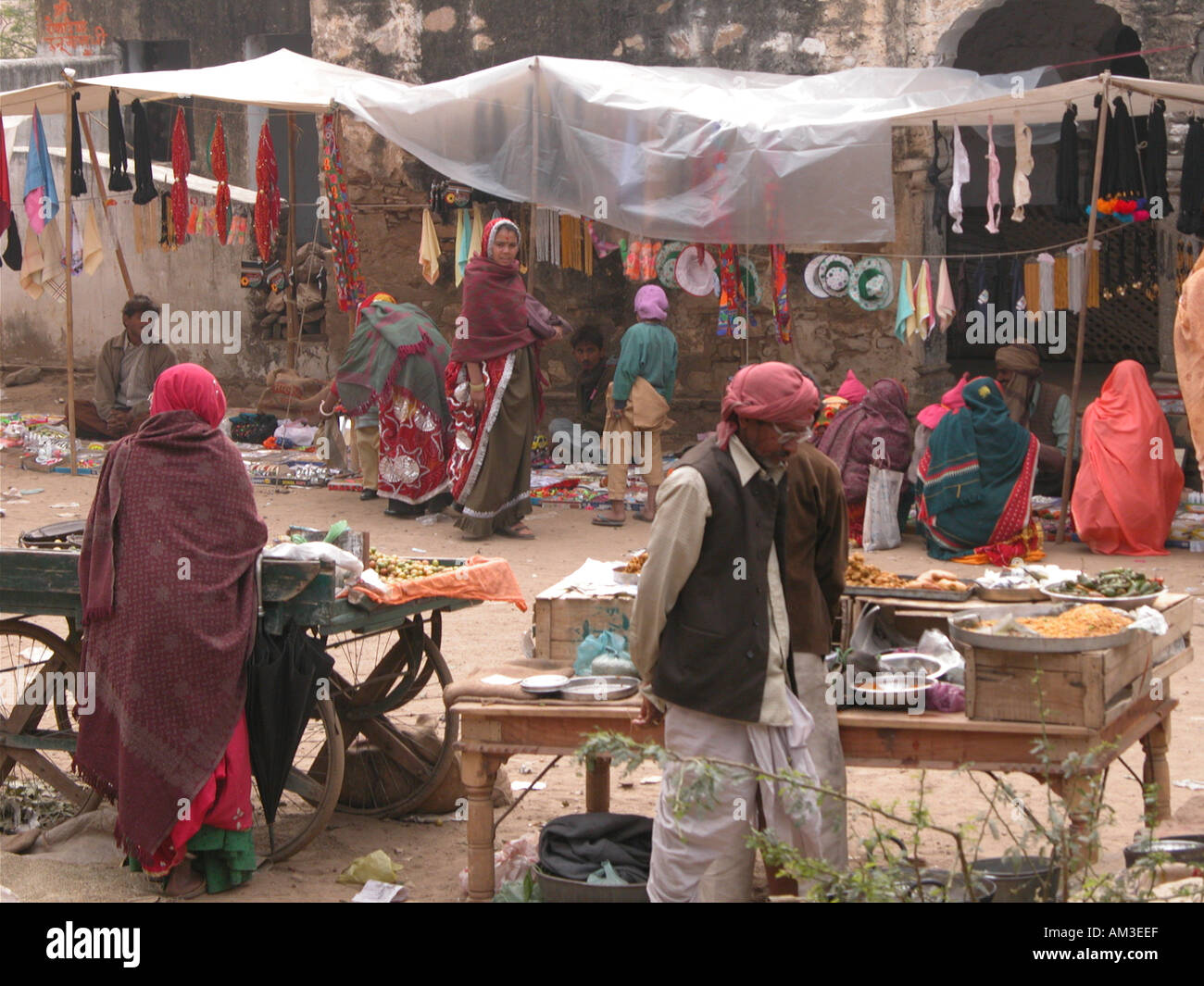 Village scene Rajasthan India Stock Photo - Alamy