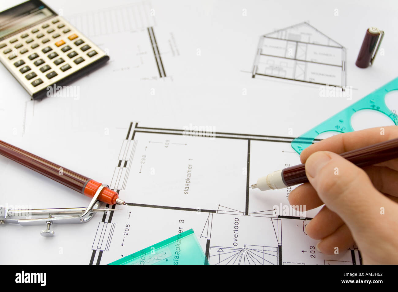 Floor plan drawing hi-res stock photography and images - Alamy