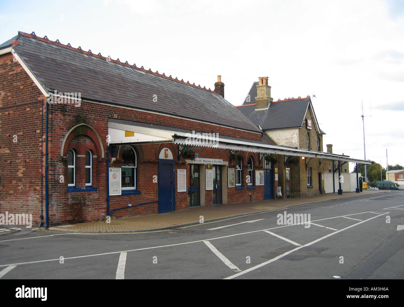 Station Buildings at Shanklin Isle of Wight Stock Photo - Alamy