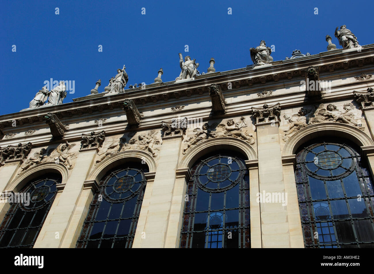 Detail of the Chateau de Versailles exterior Paris France Europe Stock ...