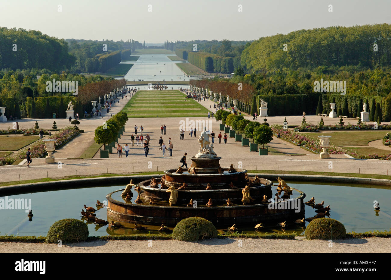 Aerial palace of versailles france hi-res stock photography and images ...