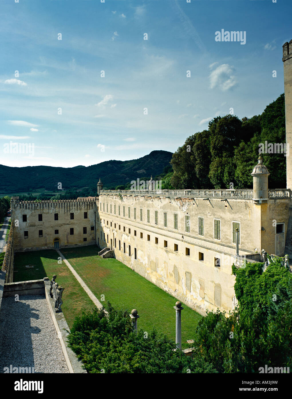 Castello del Catajo (Cataio), Padua, Italy, built in 1573. The ...