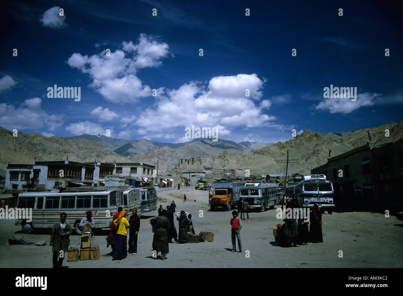 Leh bus station hi-res stock photography and images - Alamy
