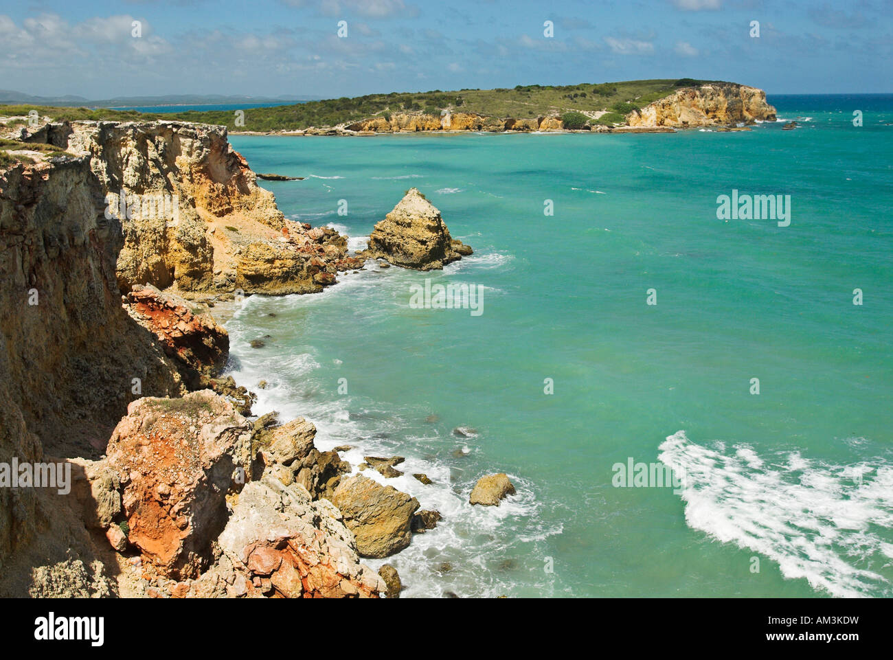 Coast near Cabo Rojo lighthouse Puerto Rico Stock Photo - Alamy