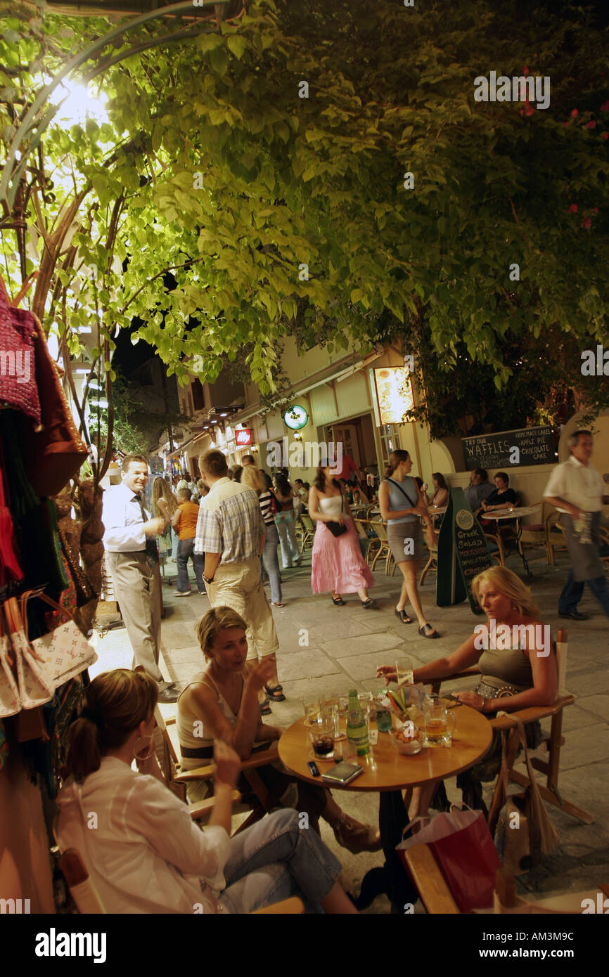 greece dodecanese kos island the main shopping street in kos town Stock ...