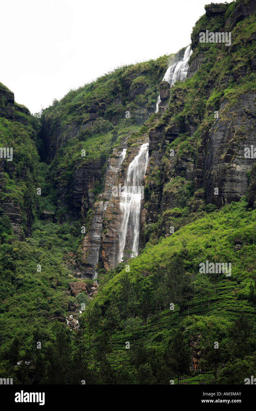 Diyaluma Waterfall one of the most prominent of Sri Lanka's great ...