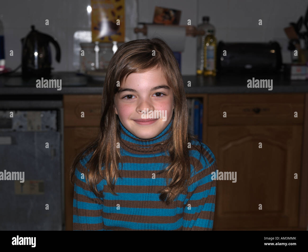 Portrait of a Ten Year old English girl Stock Photo - Alamy