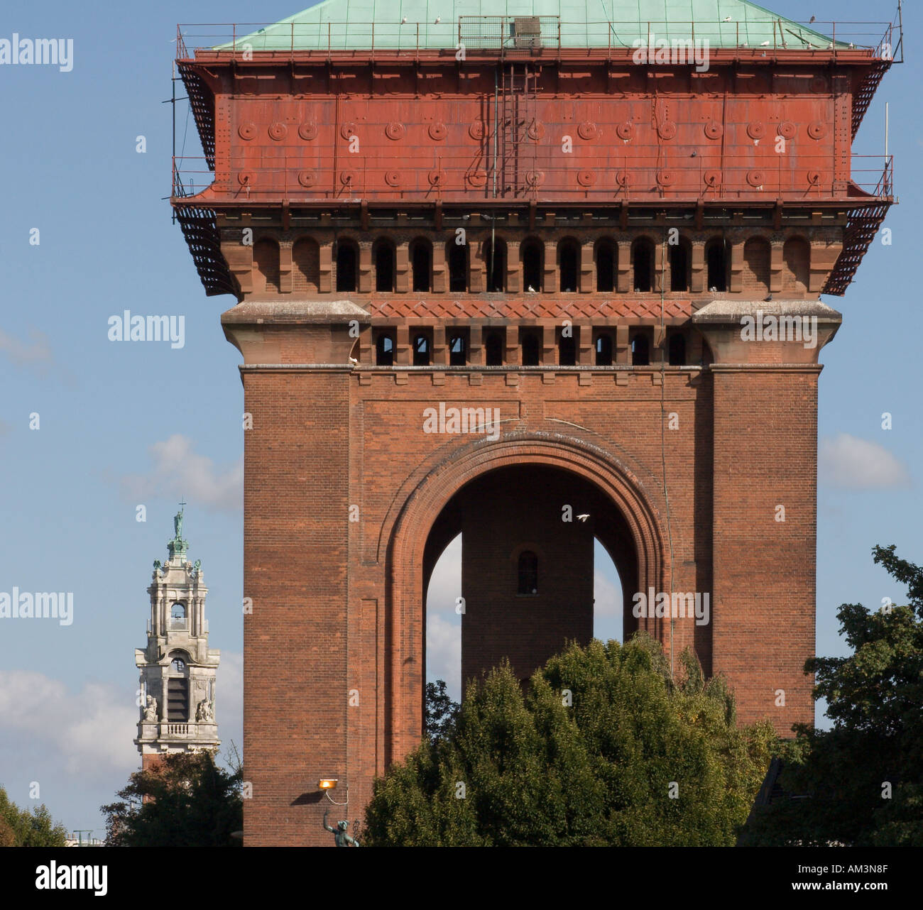 Jumbo a large Victorian Water Tower in Colchester and the Town Hall ...
