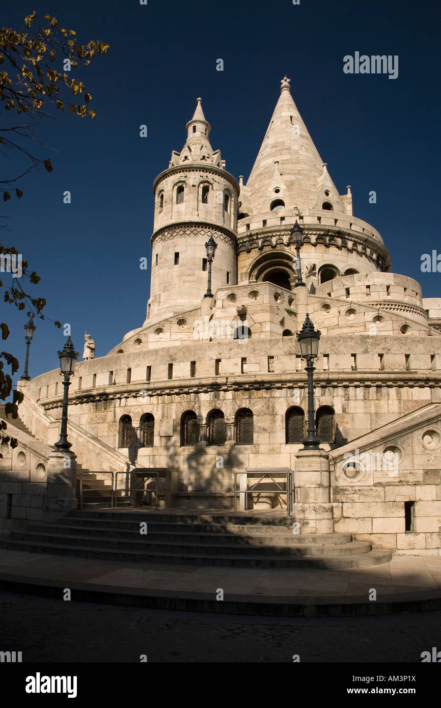 Fishermans Bastion Castle district Budapest Hungary Stock Photo - Alamy