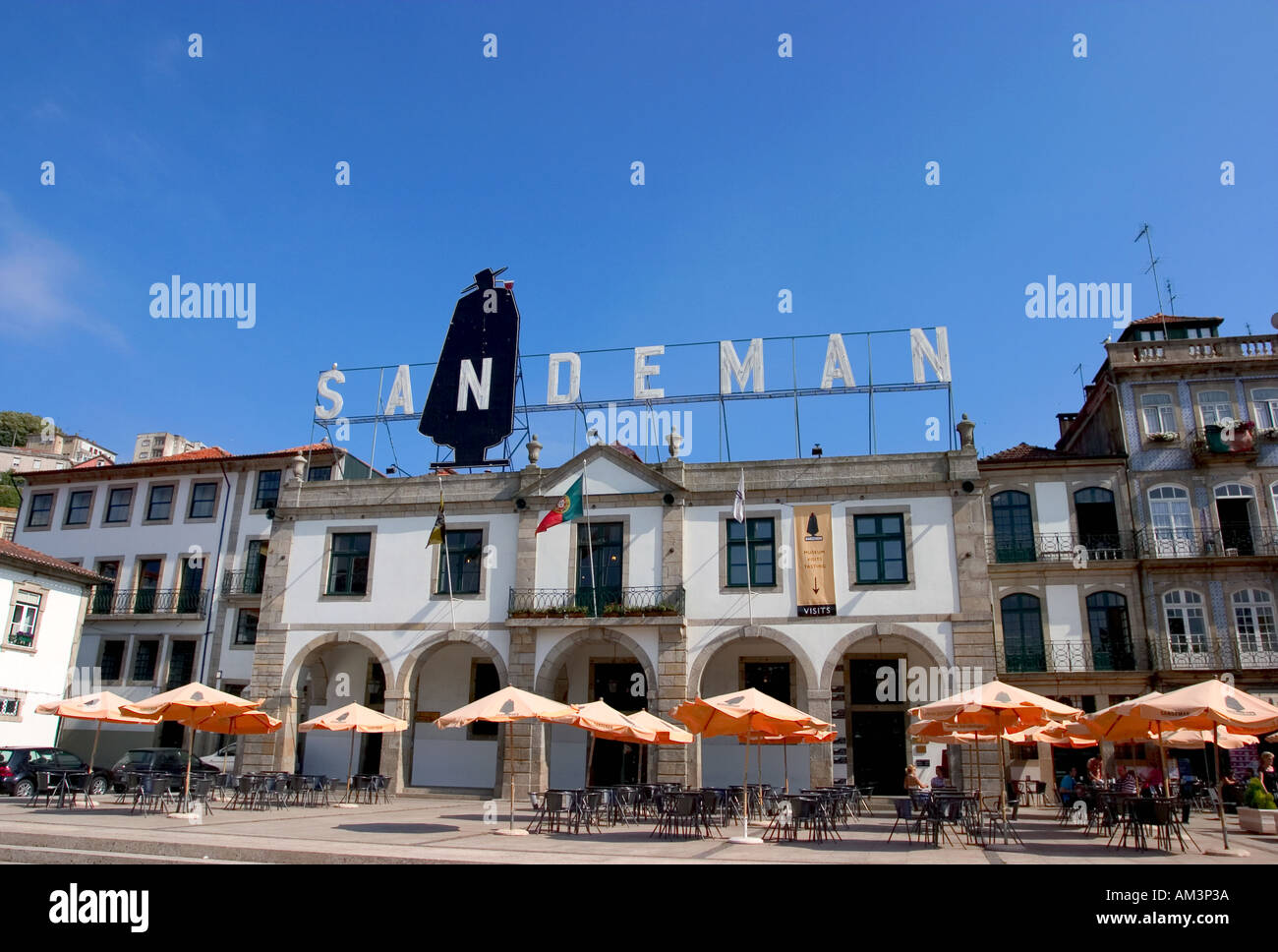 sandeman house pf porto in oporto town portugal Stock Photo - Alamy