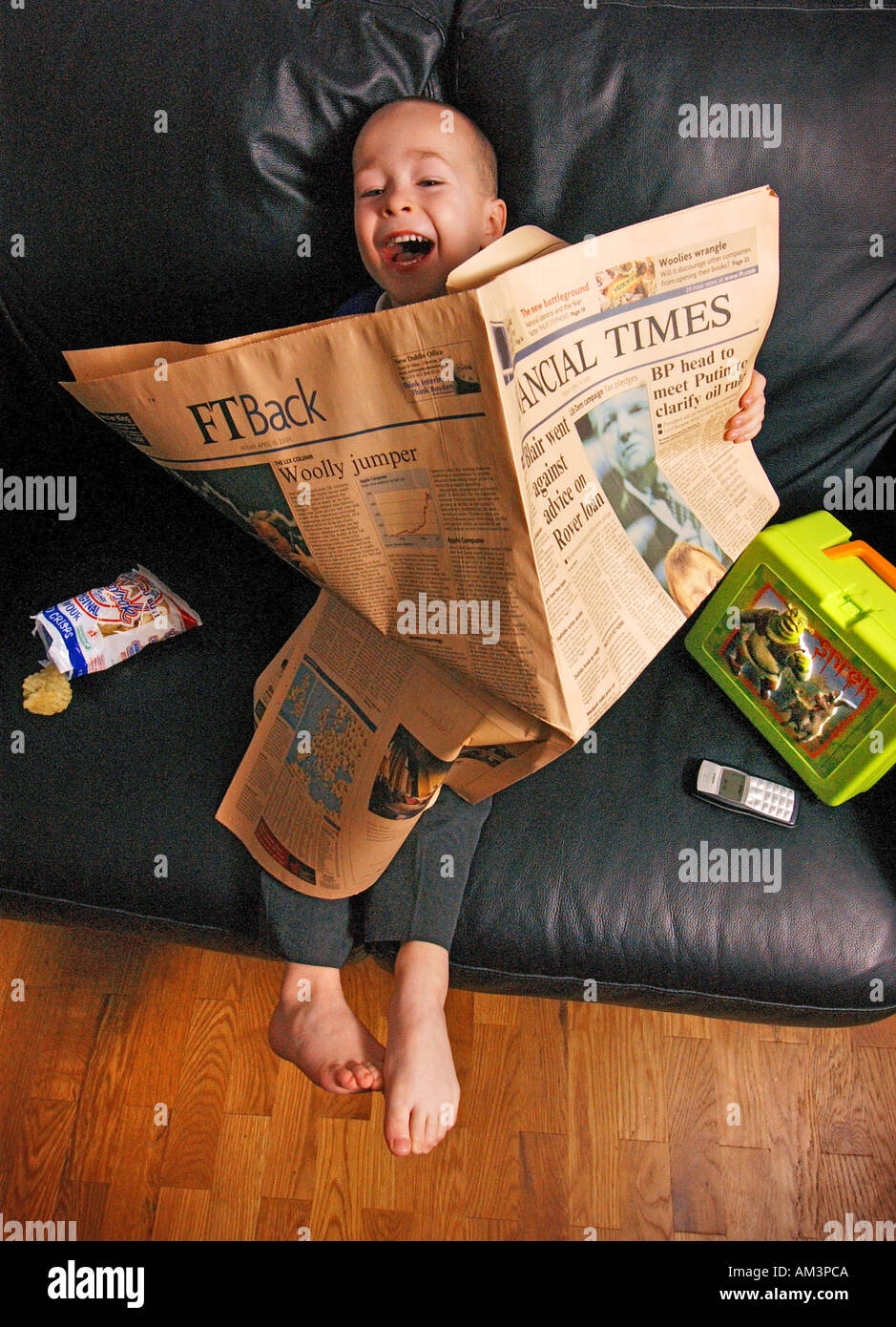 Financial Wizz Kid Stock Photo - Alamy