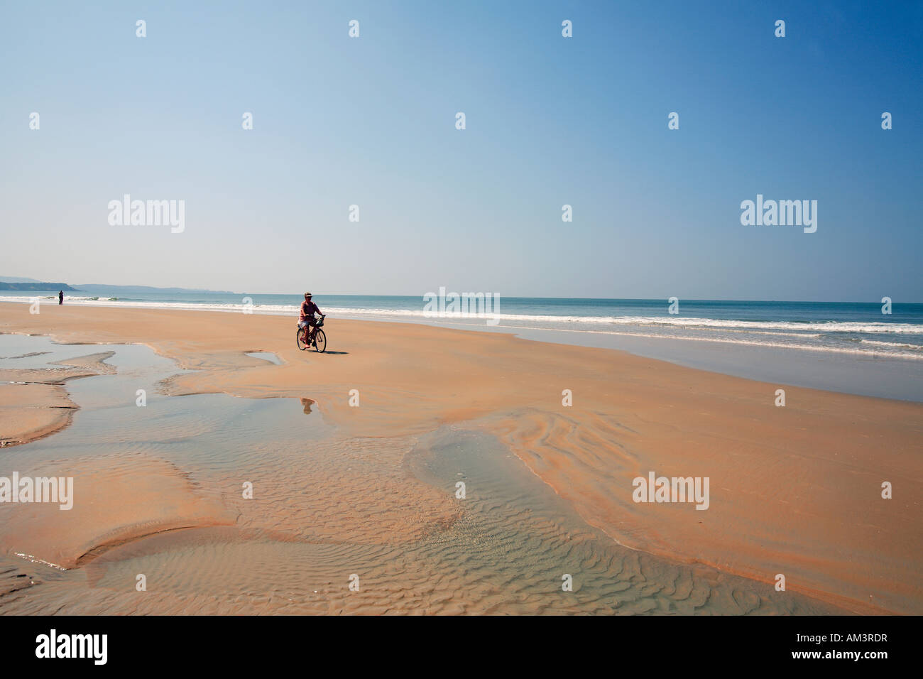 india south goa a view of utorda beach Stock Photo - Alamy