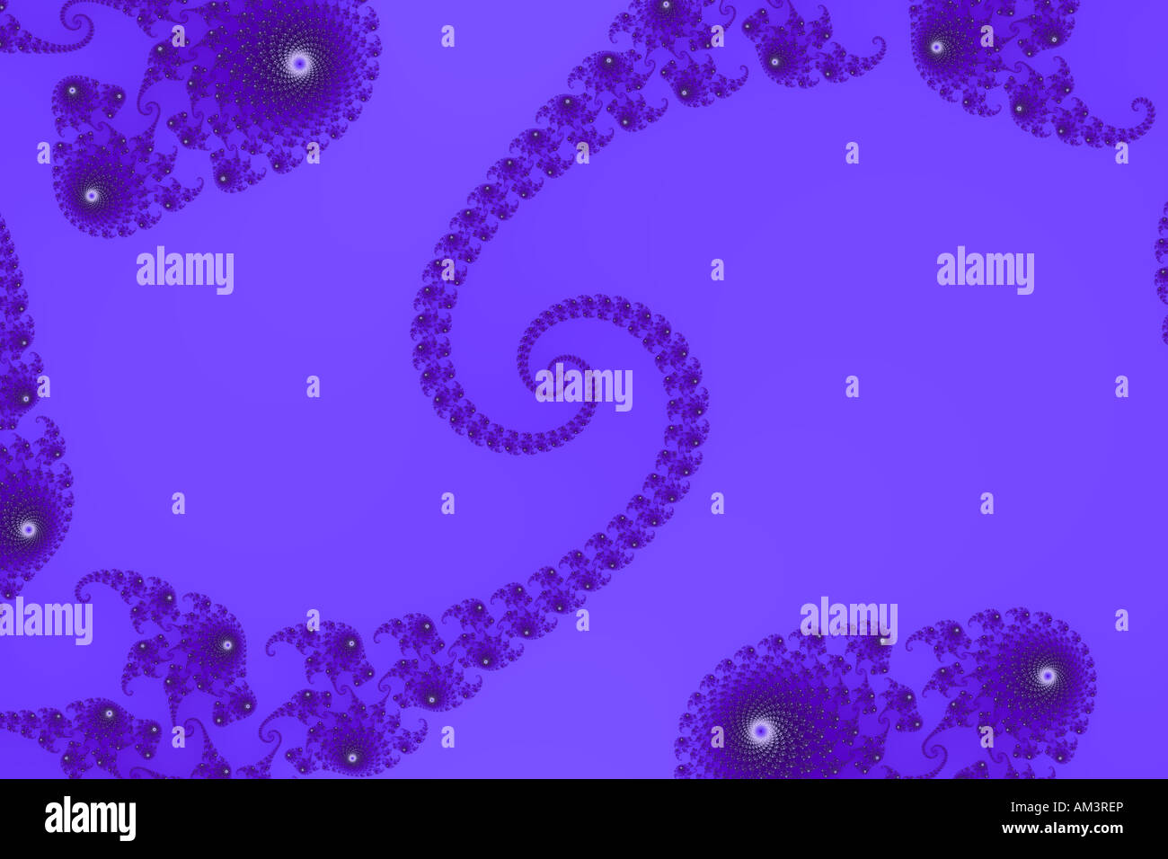 Two inter-locking fractal spirals Stock Photo - Alamy