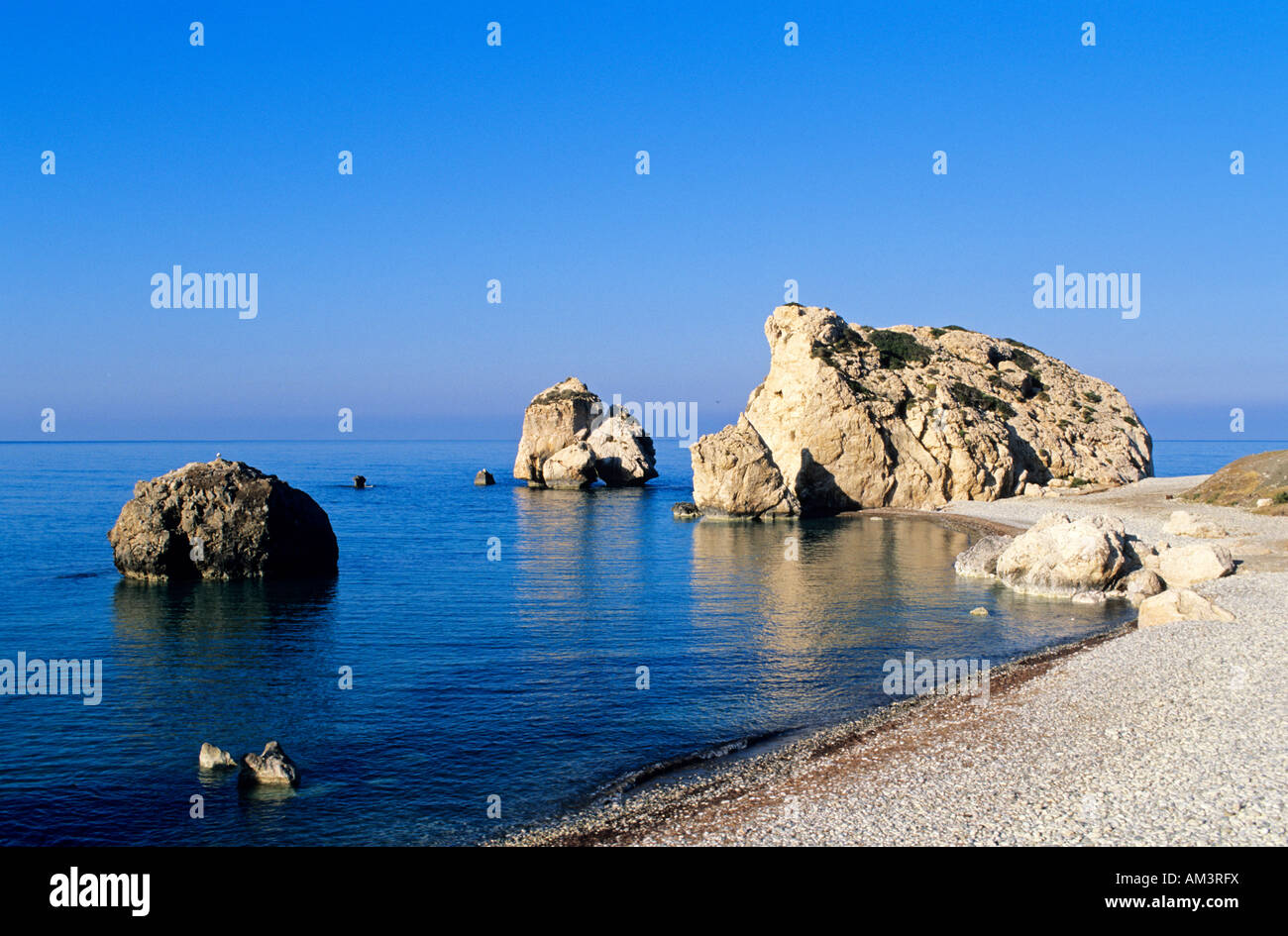 Cyprus, Petra Tou Romiou, legendary birthplace of the goddess Aphrodite ...
