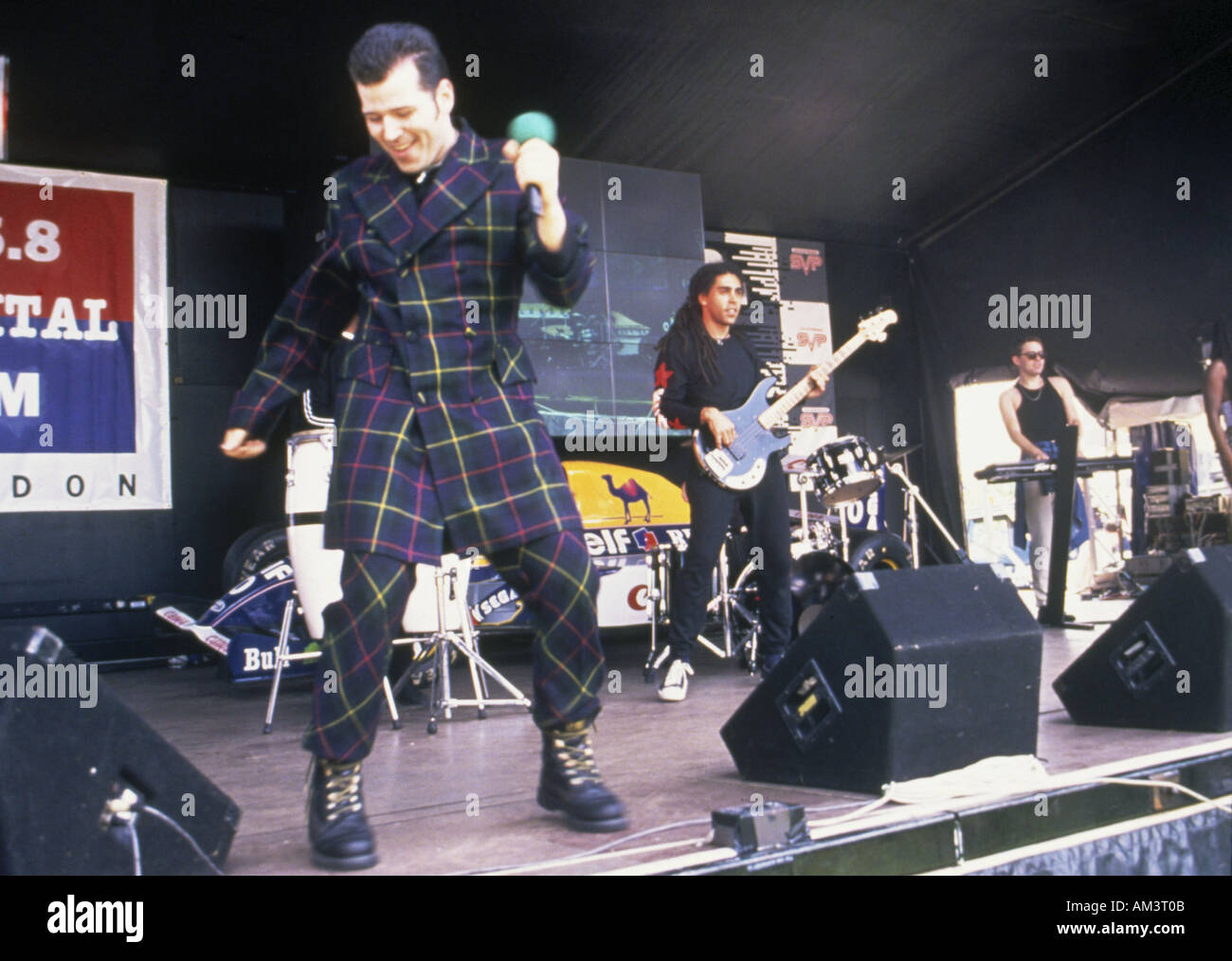 D REAM UK pop group with Peter Cunnah at left about 1994 Stock Photo ...