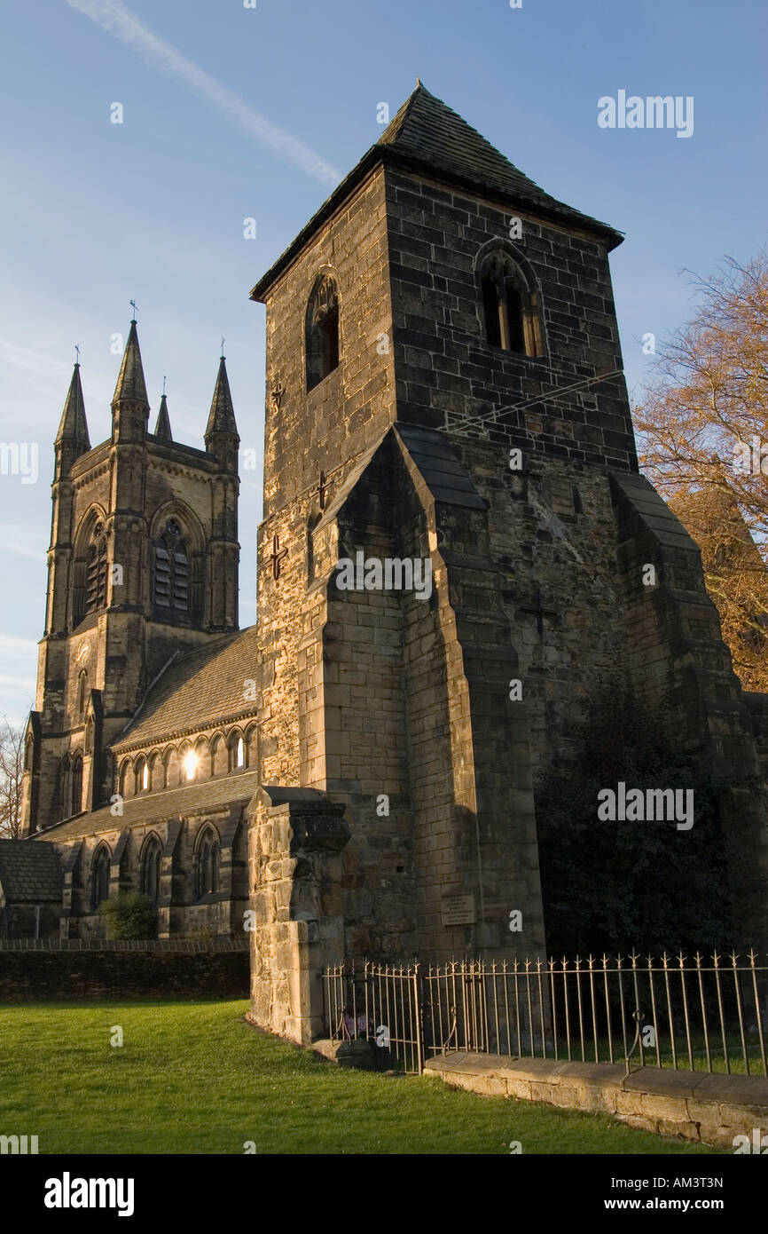 st marys church mirfield west yorkshire Stock Photo - Alamy