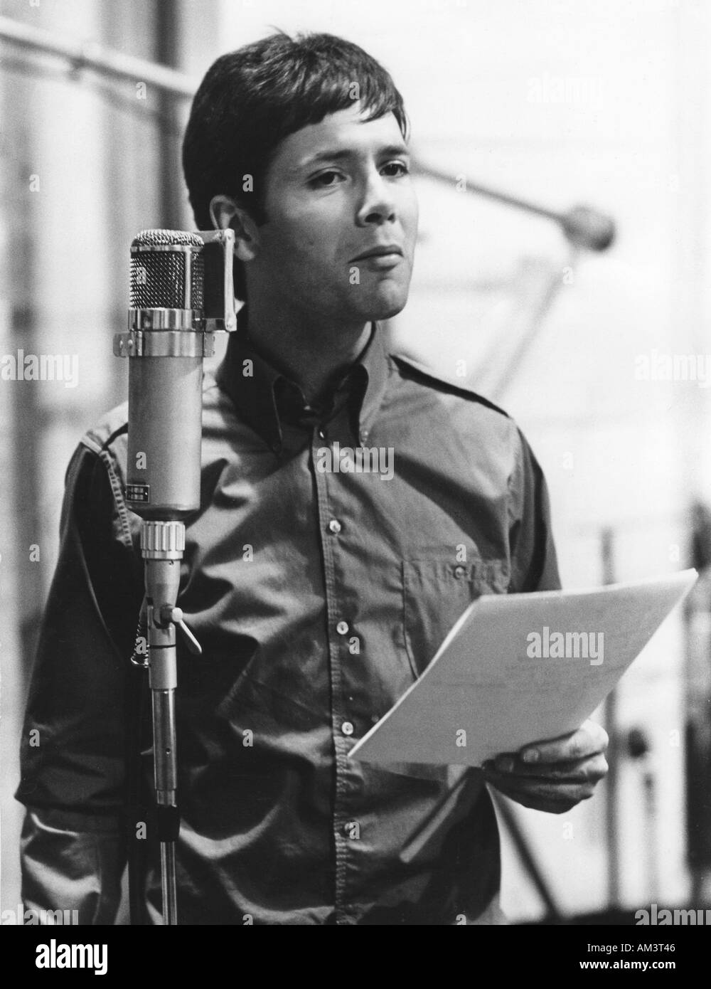 CLIFF RICHARD - UK pop singer recording in May 1966. Photo Tony Gale ...