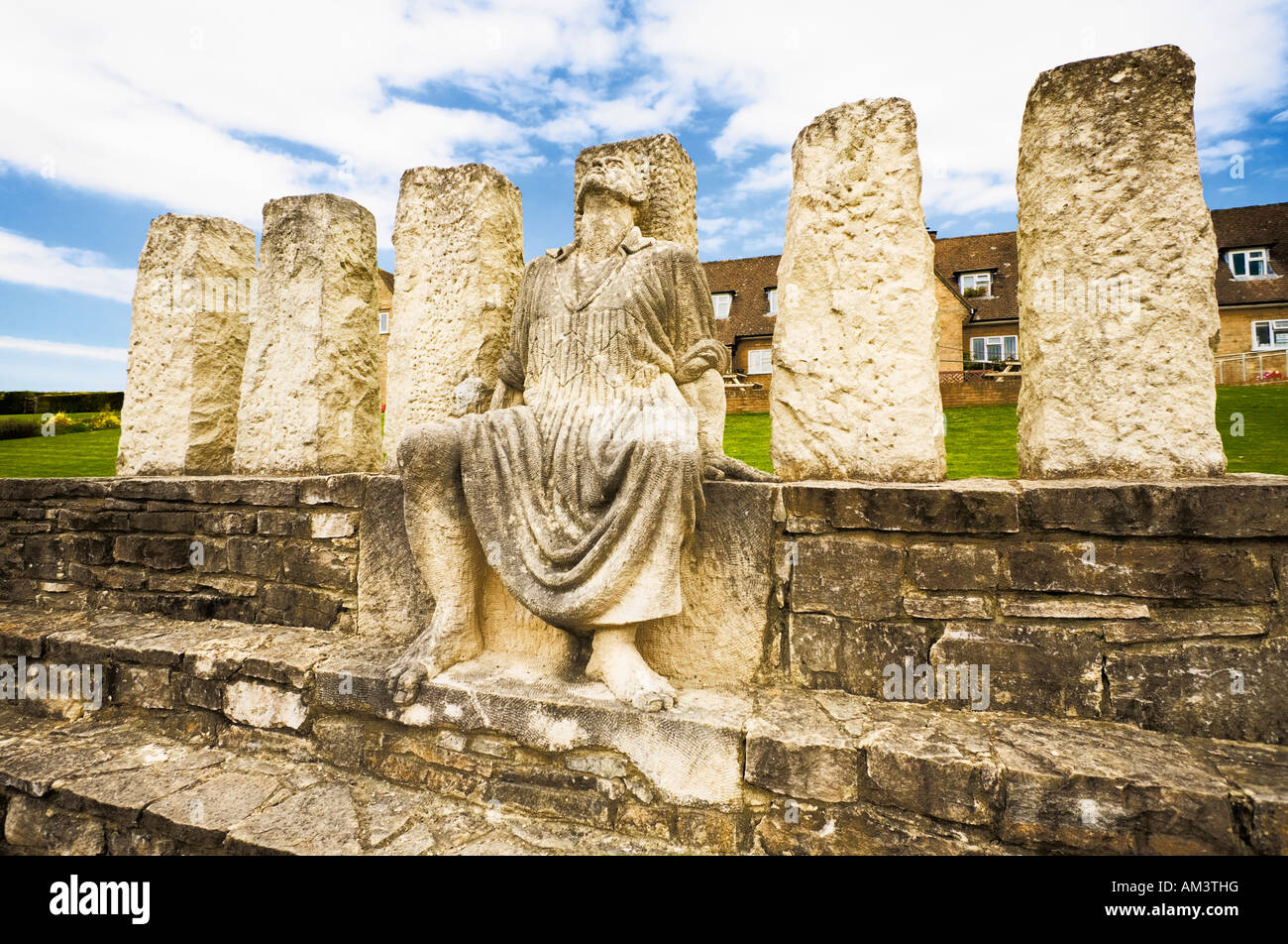 Memorial statue at the Tolpuddle Martyrs Museum Tolpuddle, Dorset, UK ...