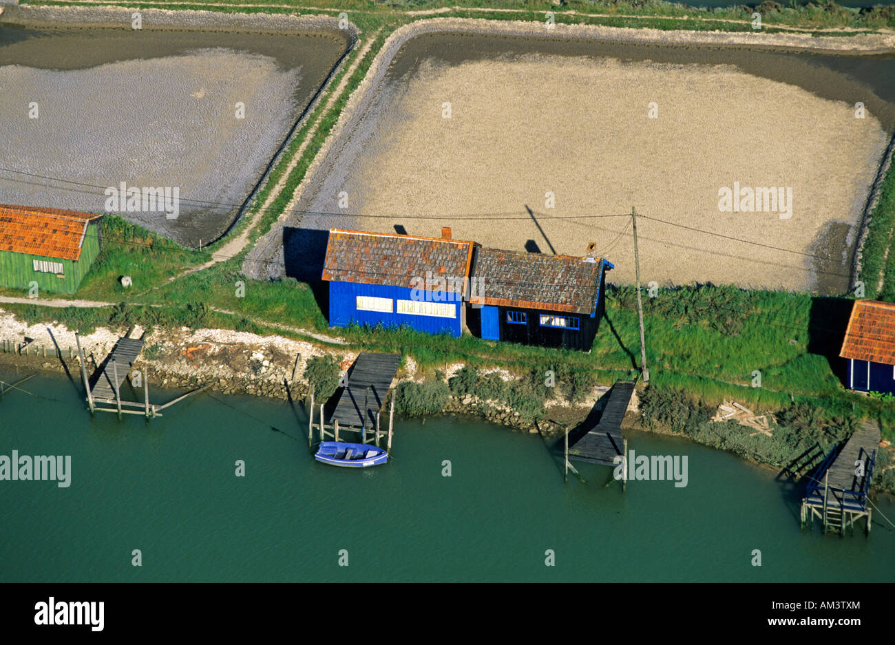 France, Charente Maritime, La Tremblade (aerial view Stock Photo - Alamy