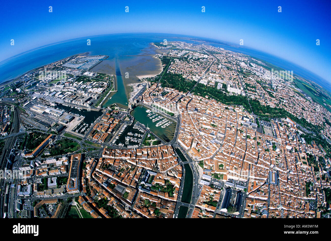 France, Charente Maritime, La Rochelle (aerial view Stock Photo - Alamy