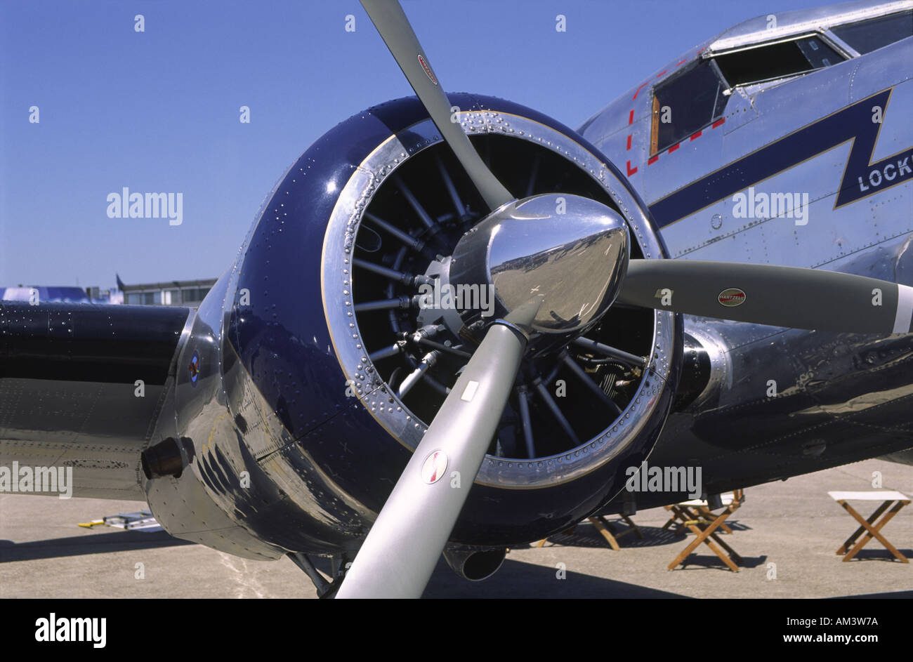 Lockheed 12A Electra Stock Photo - Alamy