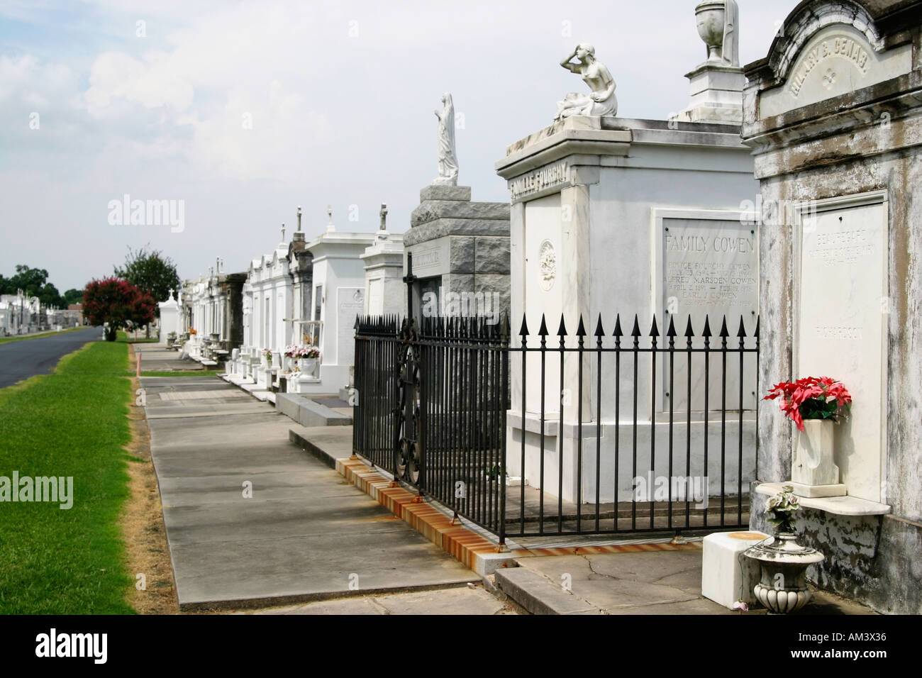 Above ground graveyard Stock Photo - Alamy