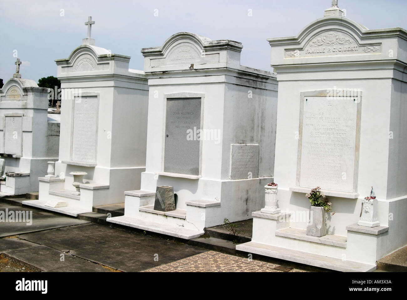 Above ground graveyard Stock Photo - Alamy